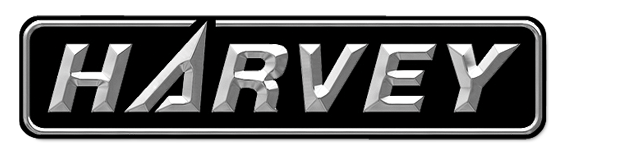 Harvey Logo En White